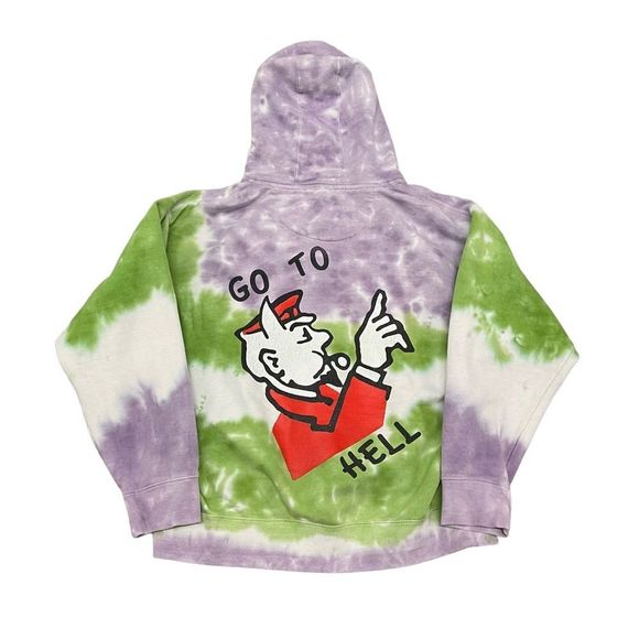 Superrradical | Shirts | Superrradical Tiedye Go To Hell Hoodie Mens L ...